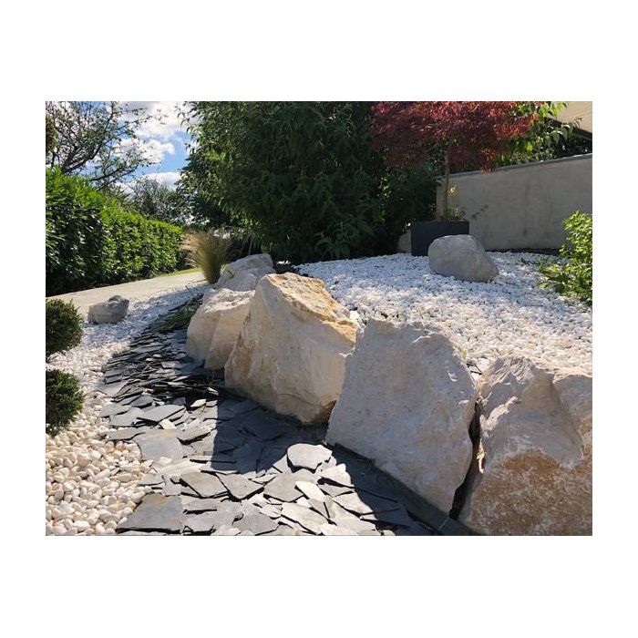 Rip rap in natural stone - Limestone - Le Comptoir des Pierres