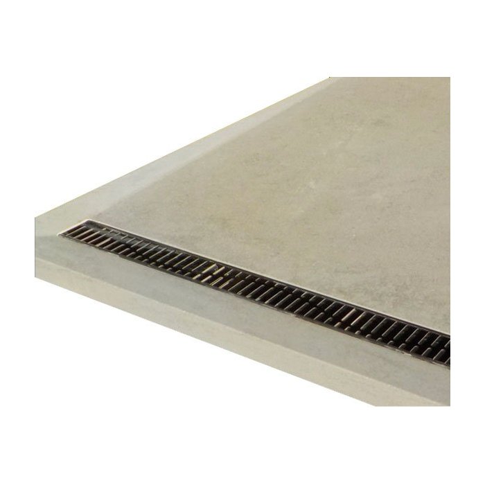 Shower tray with gutter | Natural stones from Burgundy