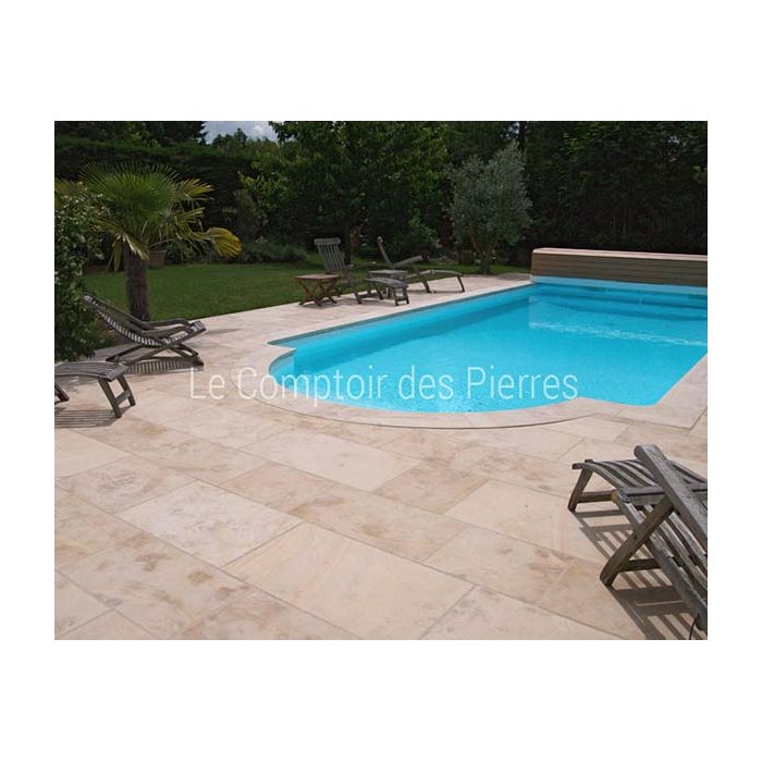 Pool coping stones｜Curved copings Natural limestone from Burgundy