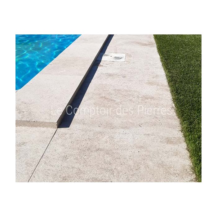 Margelle de piscine en pierre｜Longueur fixe 60 ou 100 cm