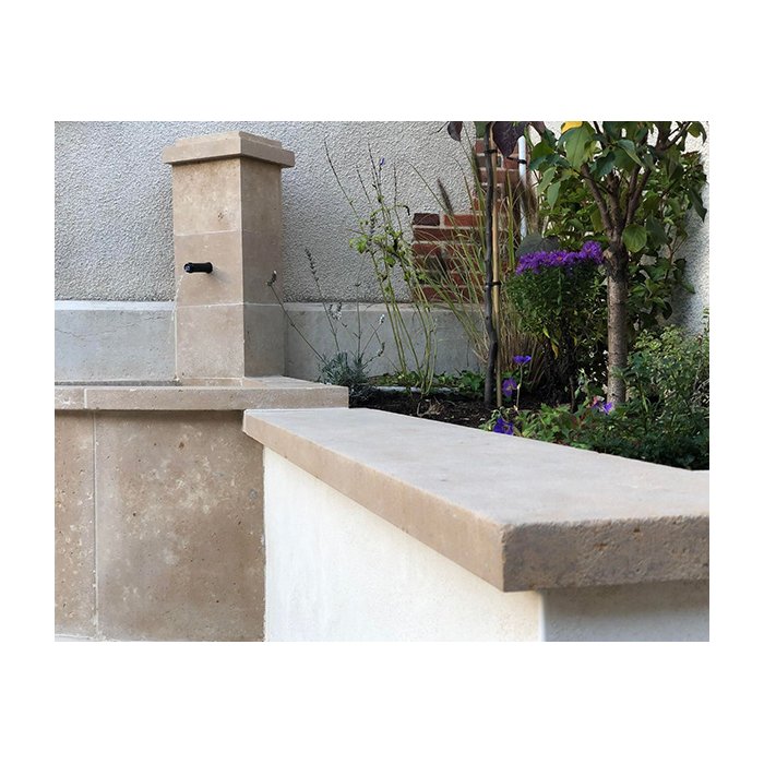 Couvertines de mur longueur 100 cm｜Pierres naturelles de Bourgogne