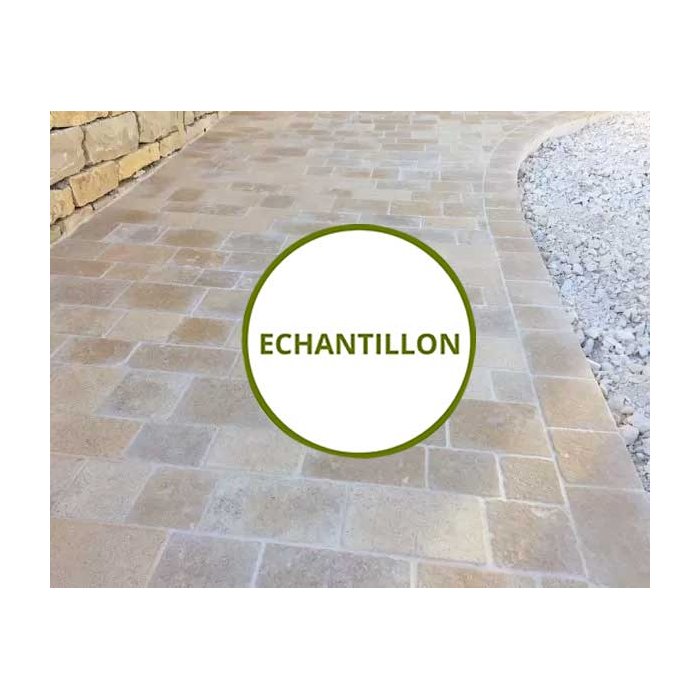 Natural limestone sample| Burgundy flagstones