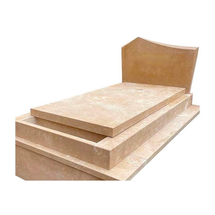 Funerary monument in natural limestone - Le Comptoir des Pierres