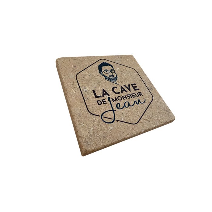 Dessous de verre en pierre | Personnalisation